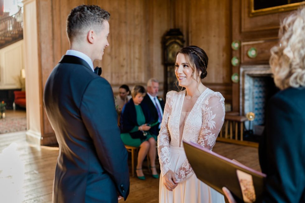 Suffolk winter wedding inspiration at Glemham Hall