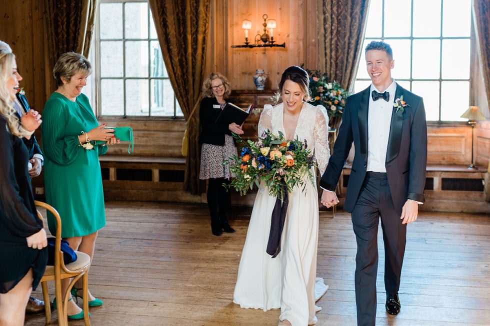 Suffolk winter wedding inspiration at Glemham Hall