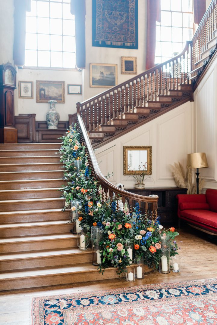 Suffolk winter wedding inspiration at Glemham Hall